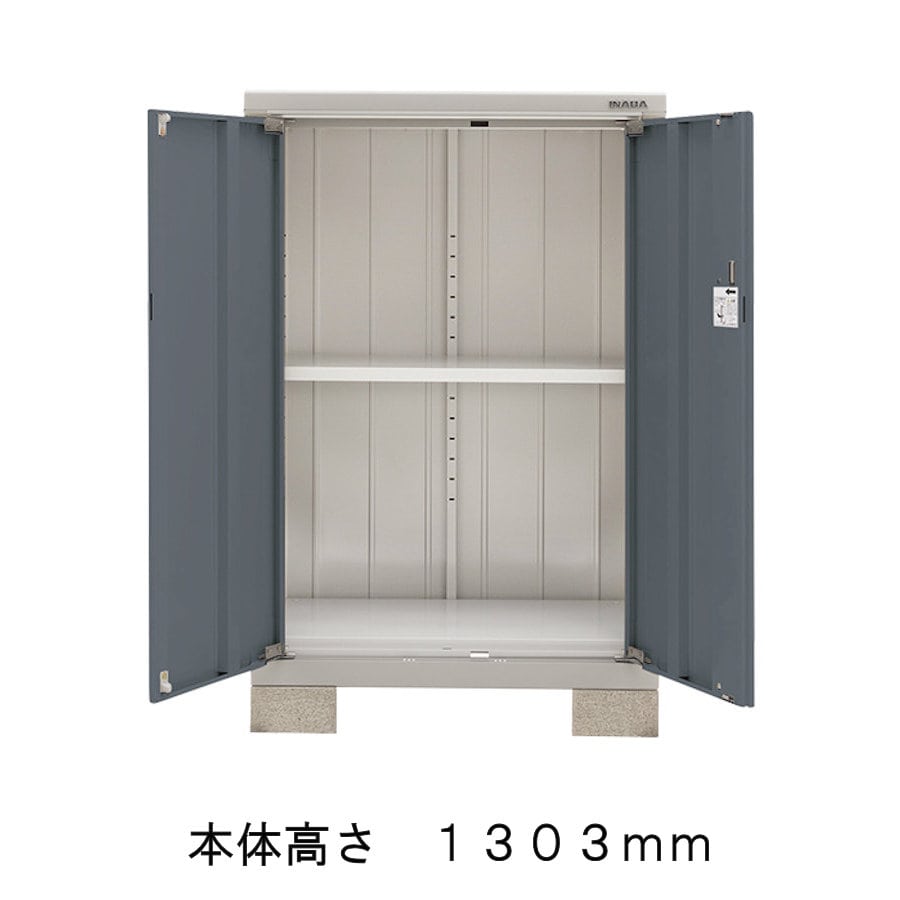 イナバ アイビーストッカーBJX－095C 全面棚 シルバー 約幅0．9×奥行0．6m の通販 | ホームセンター コメリドットコム
