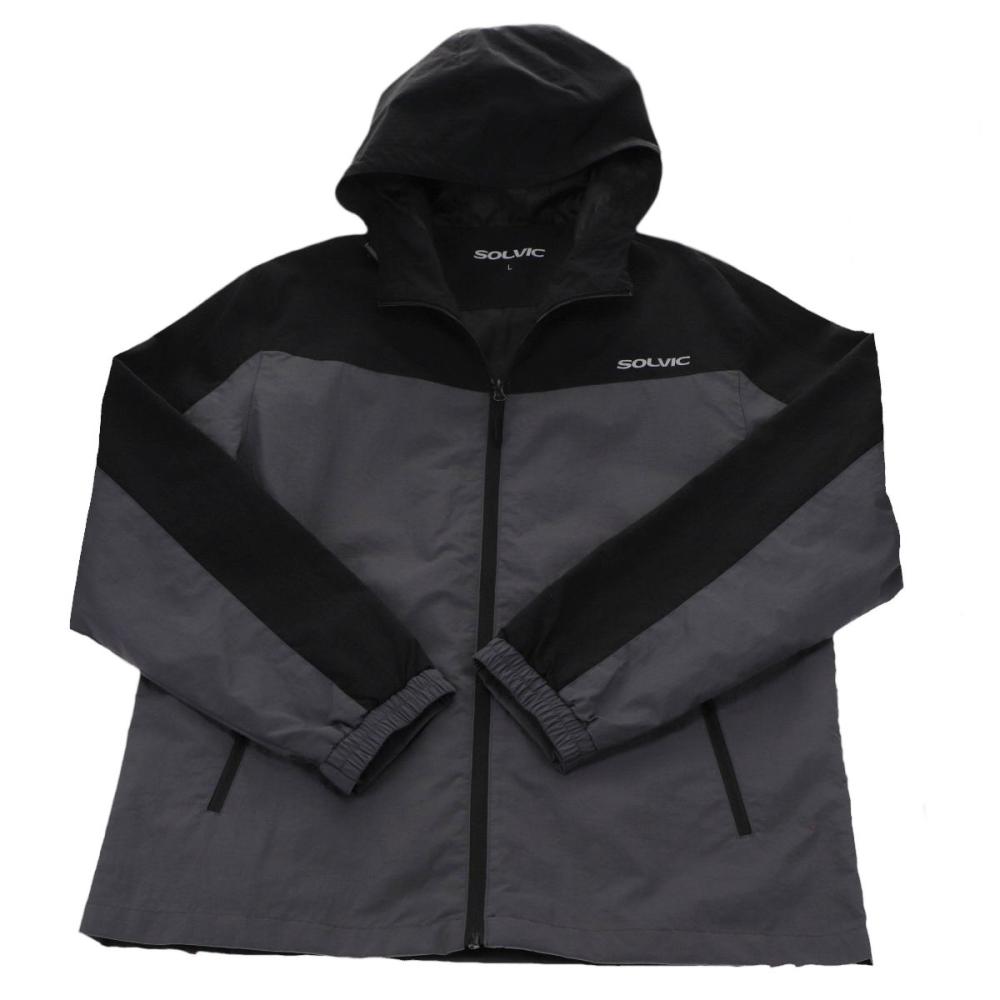 SOLVIC（ソルビック） 撥水防風ジャケット フード付き チャコール LL の通販 | ホームセンター コメリドットコム